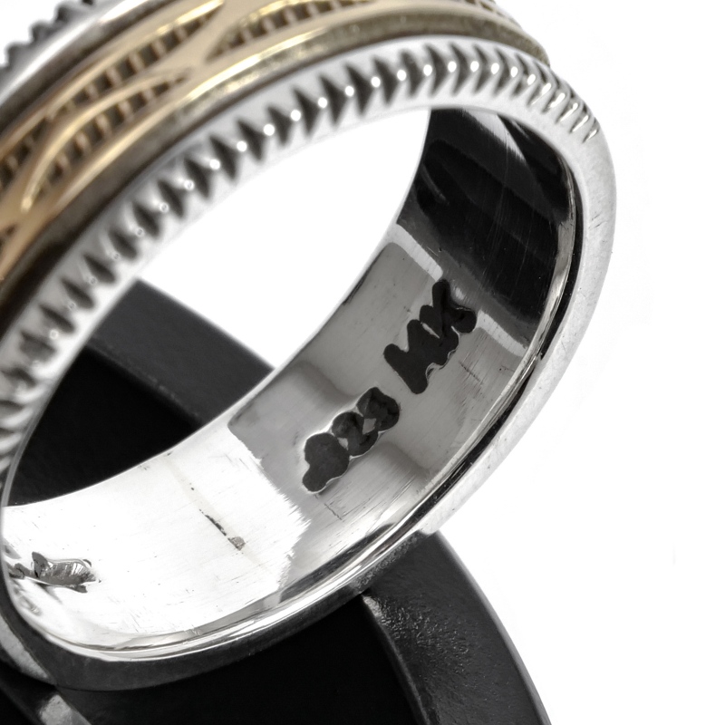 17.5号 ライルセカテロ 14金コンビ スタンプリング｜マライカ公式通販