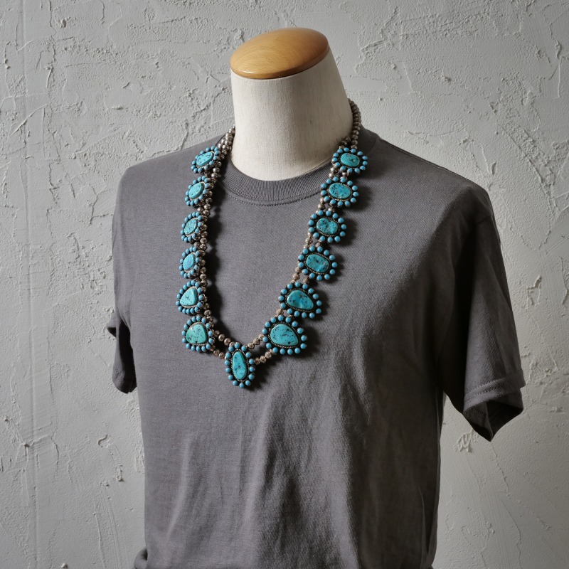 ナバホ族 Leander Nezzie スリーピングビューティー ネックレス｜マライカ公式通販